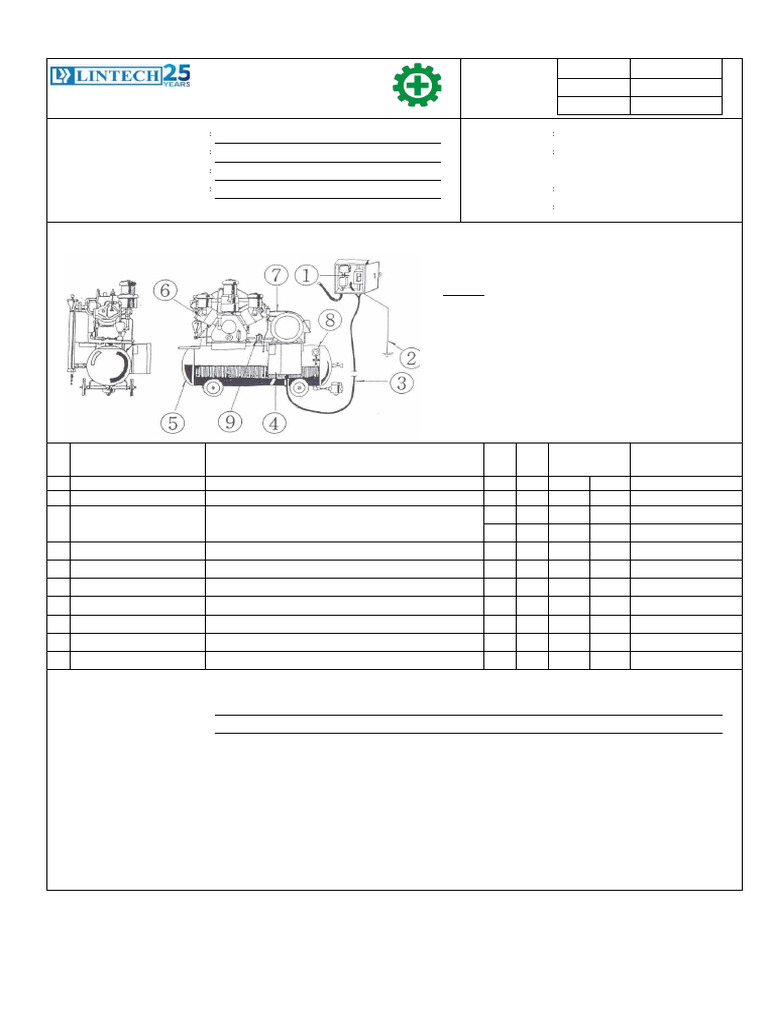Checklist Compressore | PDF