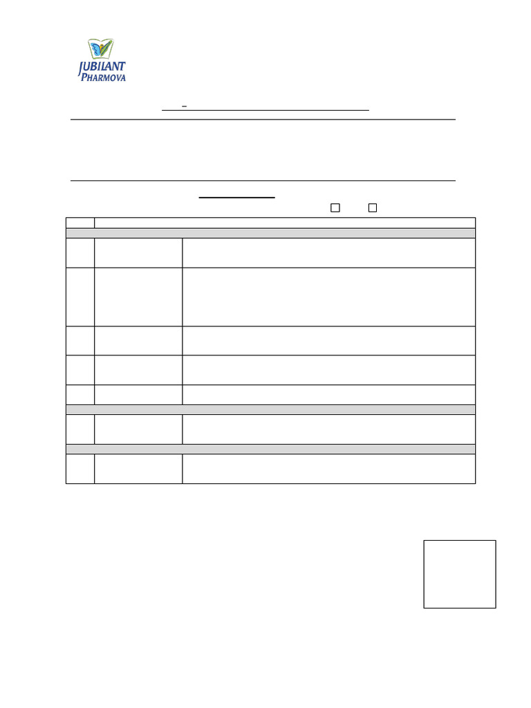 Pre Employment Medical Checkup Format | PDF