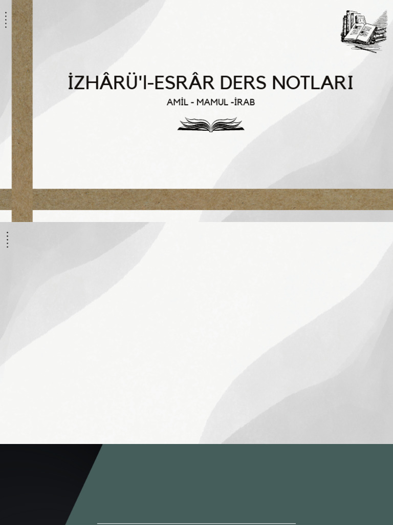 İzharul Esrar Ders Notlarinin Tamami (128 PDF | PDF