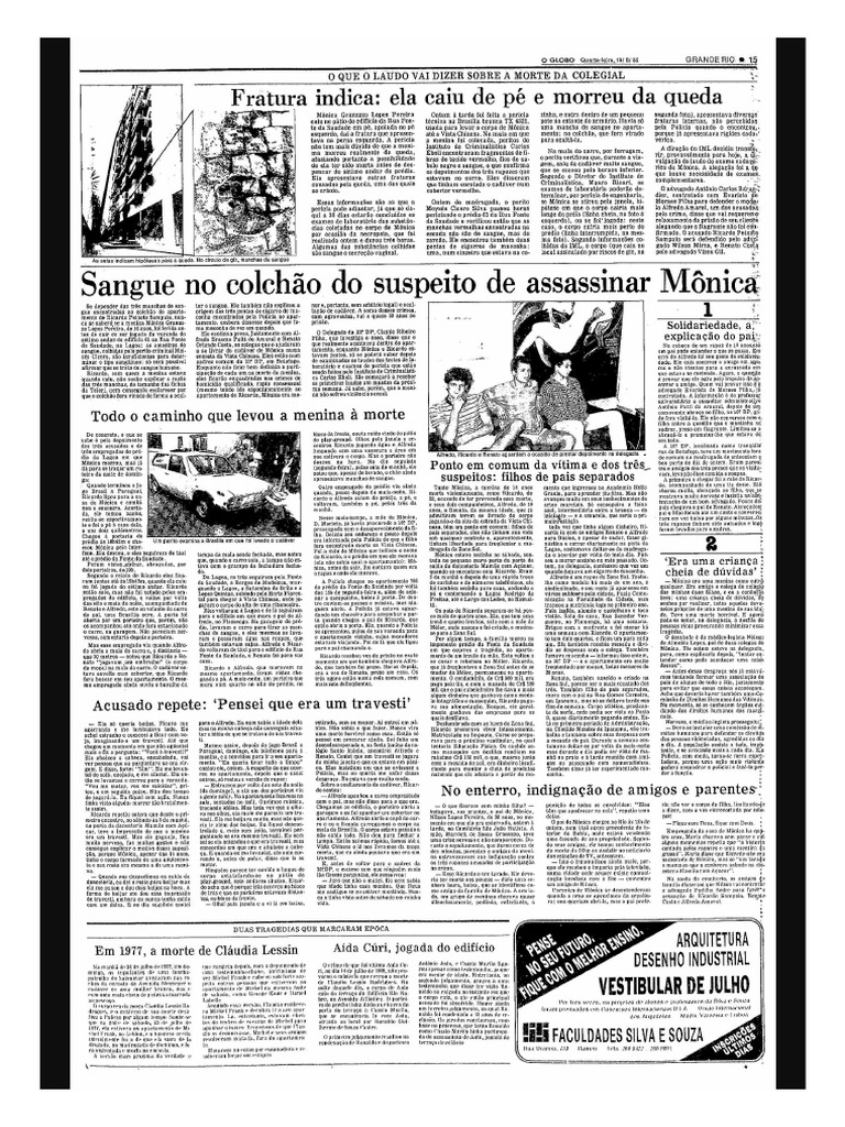 Ponto em Comum Da Vítima e Dos Três Suspeitos - Filhos de Pais ...