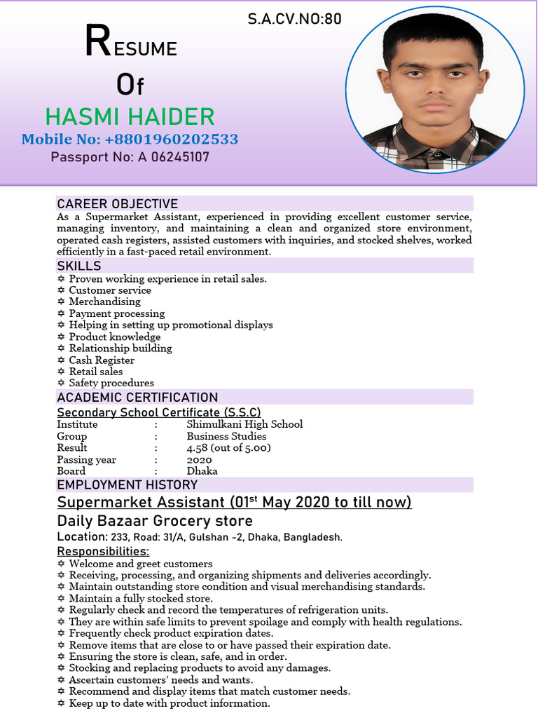 Hasmi Haider Super Market | PDF | Supermarket