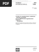 ISO 7101 2023 (Es) | PDF | Sistema de manejo de calidad | Cuidado de la salud