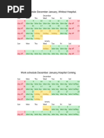 Shift Work Calendar 2024 | PDF