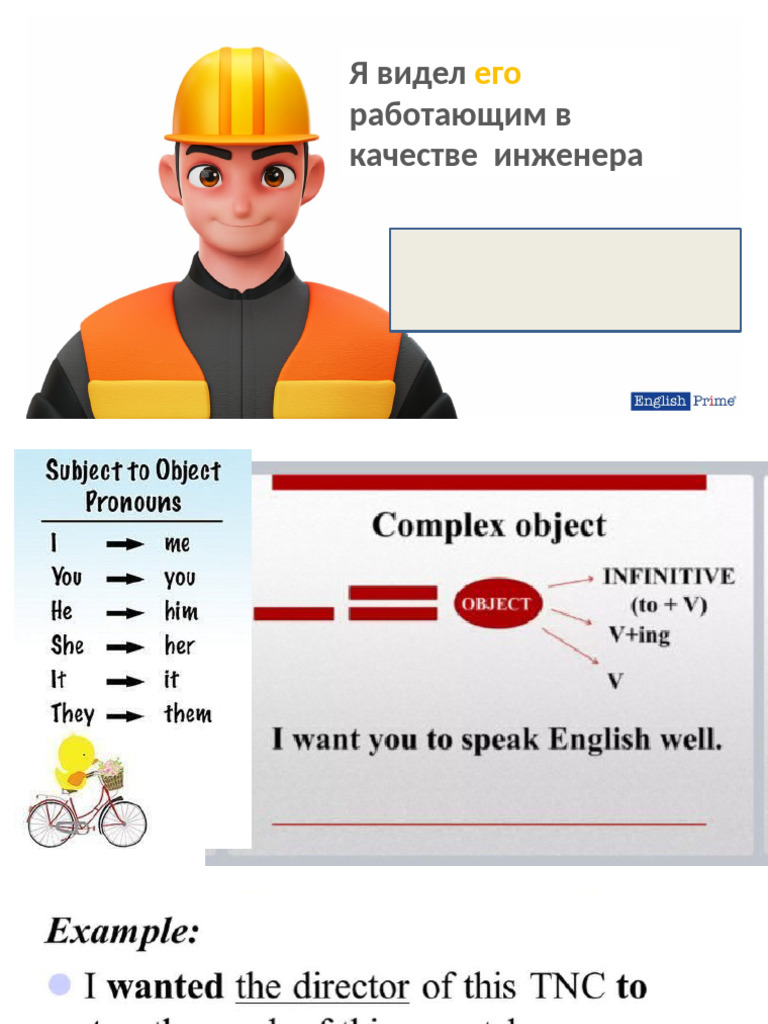 Understanding Complex Objects in English | PDF