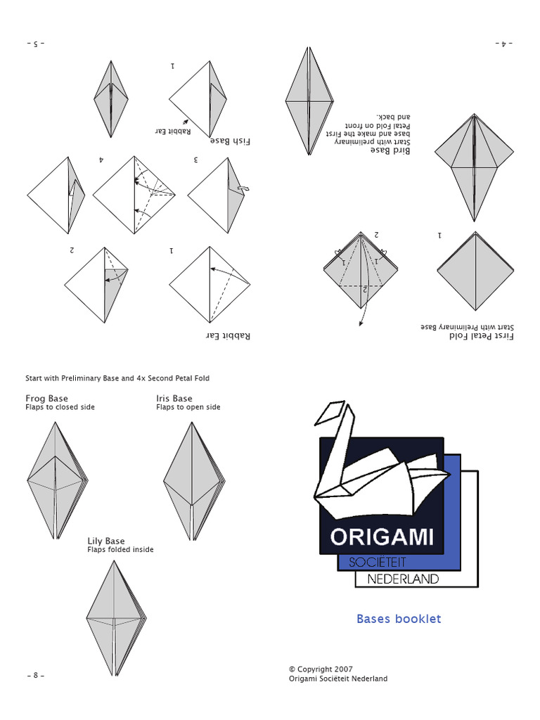 Os n Base Booklet | PDF | Paper Art | Origami