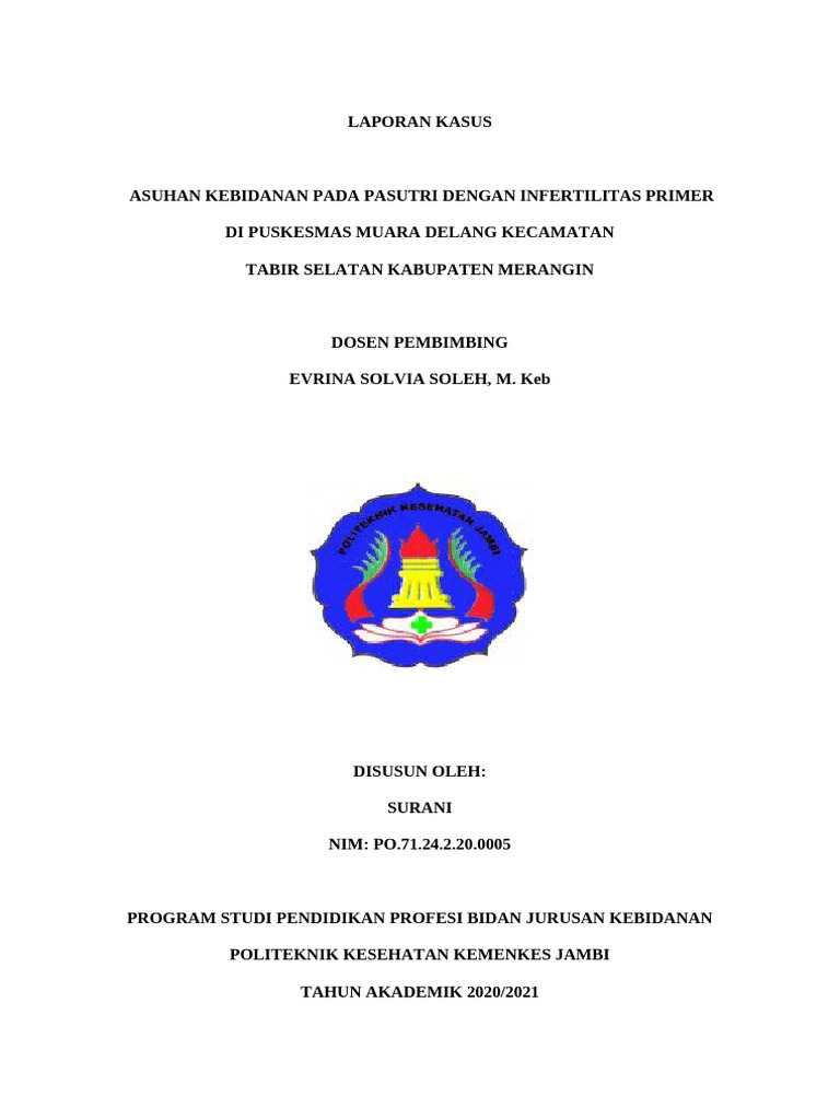 Asuhan Kebidanan Infertilitas Primer | PDF