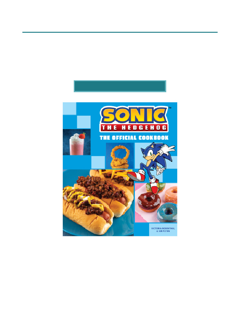 Sonic the Hedgehog Cookbook Download | PDF