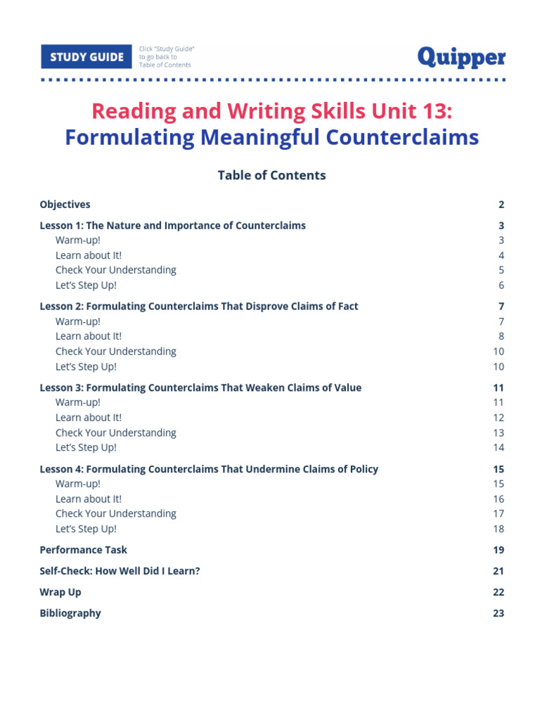Crafting Effective Counterclaims | PDF | Cost Of Living | Minimum Wage