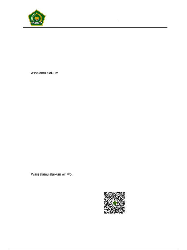 Kisi-Kisi AM 2025 MTs KURMER | PDF