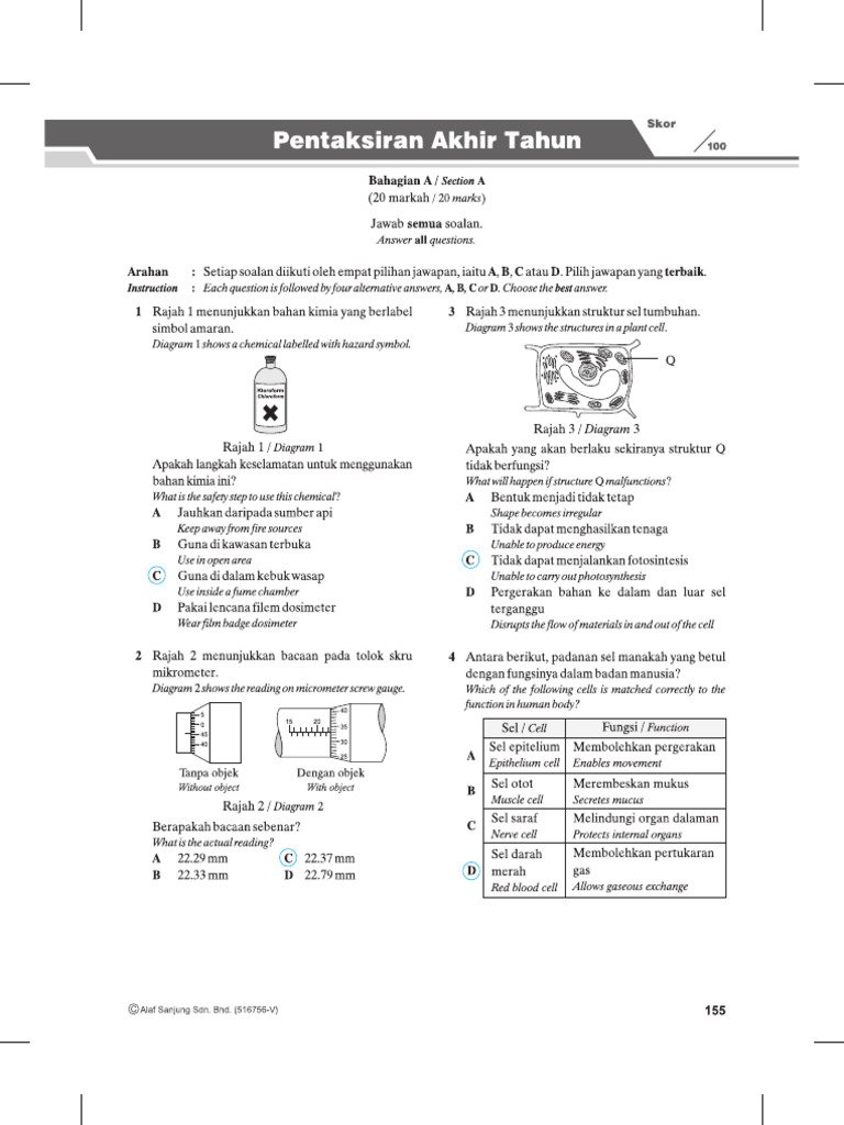155-170 Kertas Model PT3 | PDF