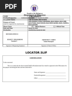 Locator Slip | PDF
