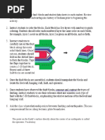 Earthquake Cross-Section Labels Guide | PDF