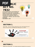 Anti-Pilferage Law Ra 7832 | PDF | Public Utility | Regulatory Compliance
