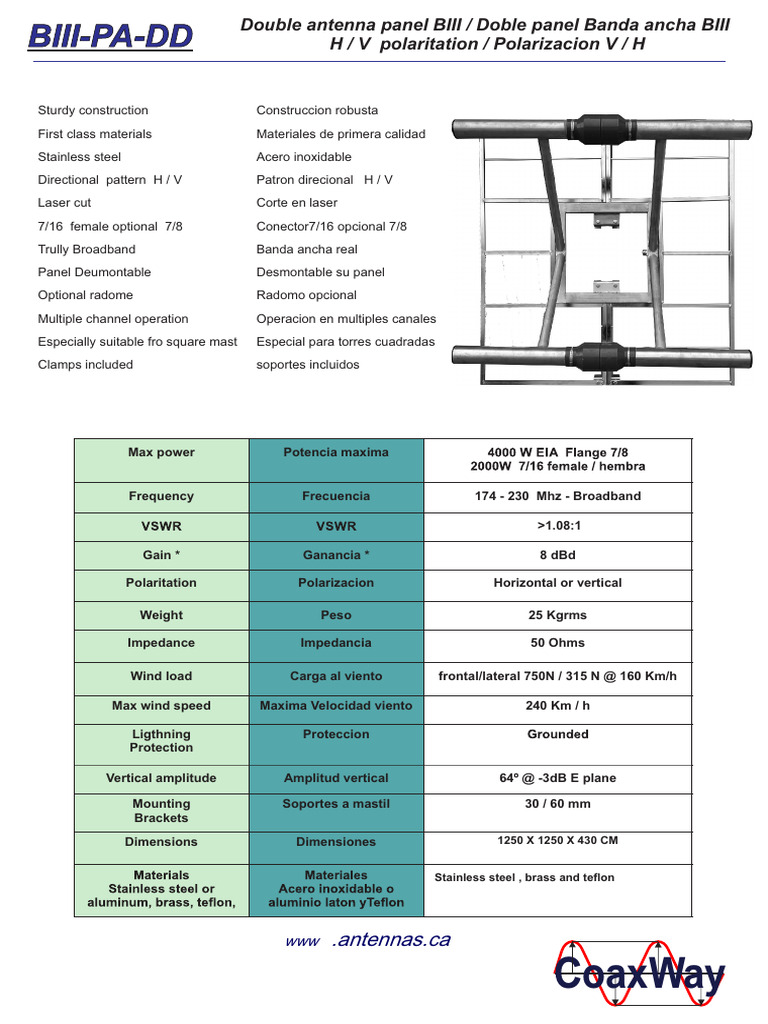Biii Pa DD | PDF | Antenna (Radio) | Electronic Engineering