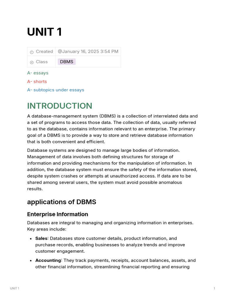 dbms 1 | PDF | Databases | Conceptual Model dbms 1 | PDF | Databases | Conceptual Model