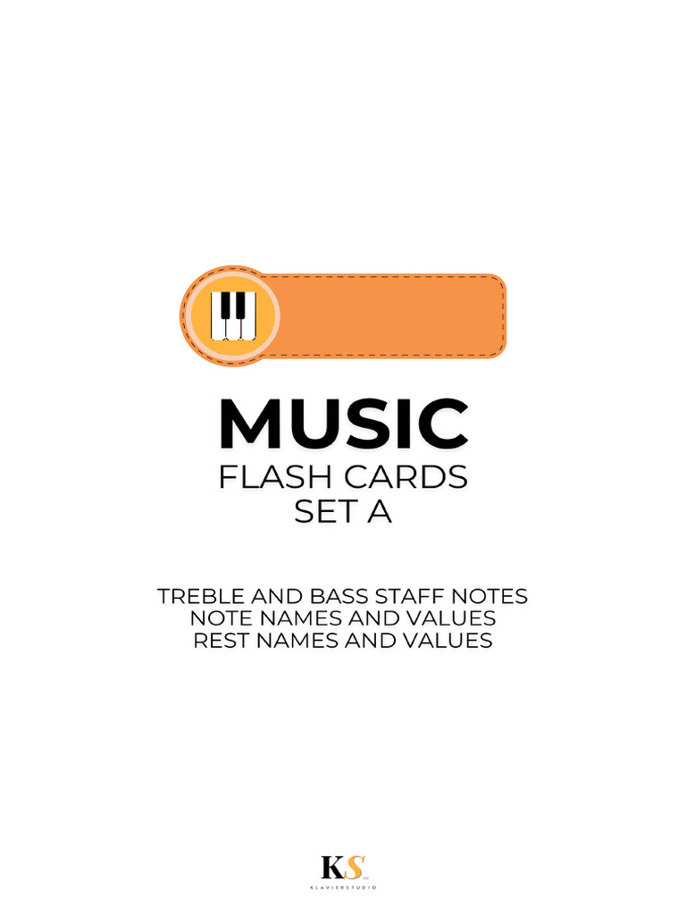 Music Flash Cards Box Set A and B | PDF