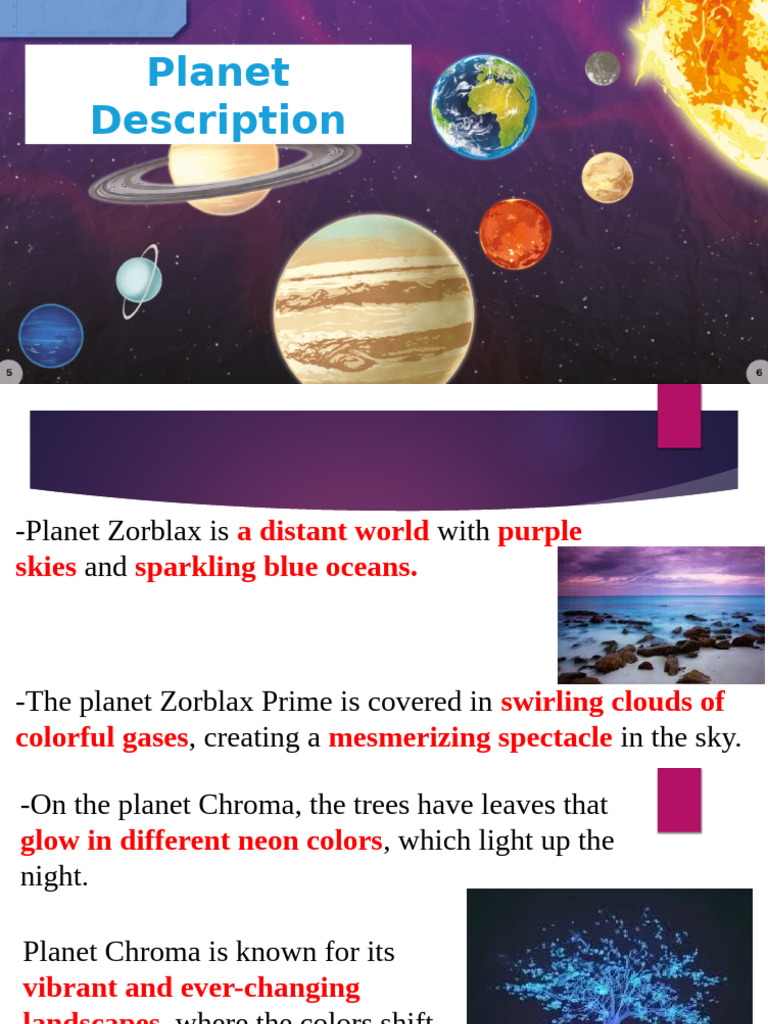 English - Science Fiction - Description of A Planet-1 | PDF