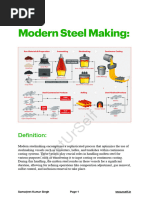 Iron and Steel Making Fundamentals | PDF | Steelmaking | Steel