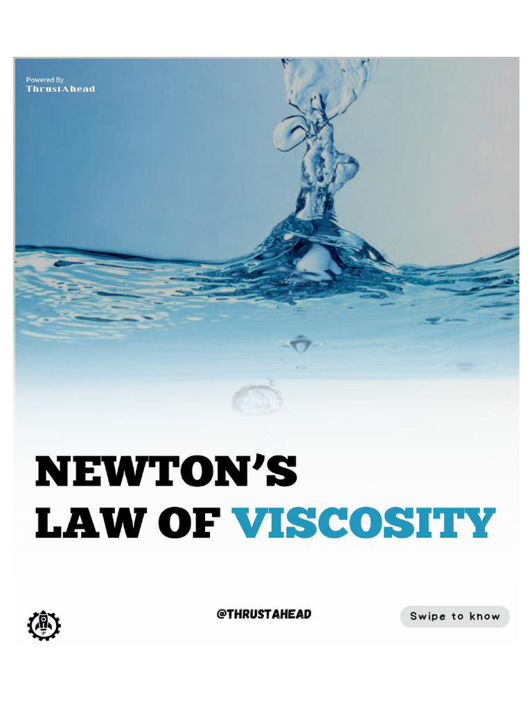 Newtons Law of Viscosity | PDF