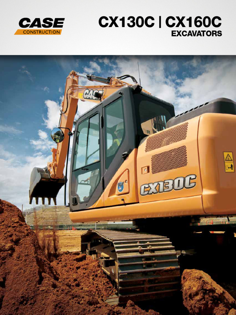 Excavator-CX130C-Brochure | PDF | Vehicles | Motor Vehicle