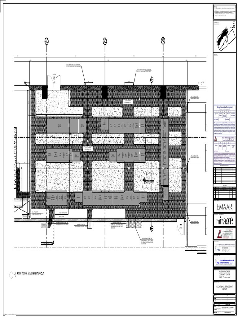 ARD3-02-PIC-2D-P178-KAMI-ARC-SD-005-1 LAYOUT-LV ROOM | PDF | Electricity | Electrical Engineering