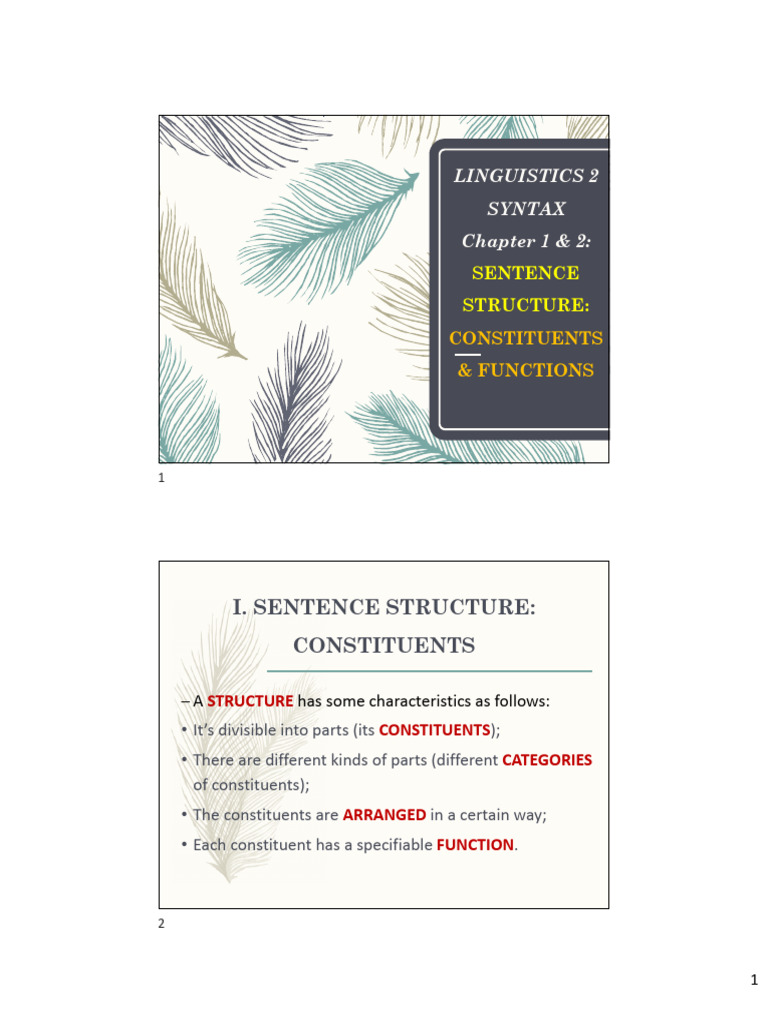 Chapter 1-2_VLE | PDF | Phrase | Syntax