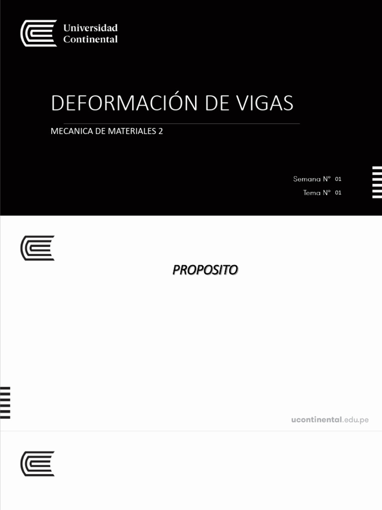 SEMANA 01 - Deflexión de Vigas Metodo Integración | PDF | Viga (Estructura) | Elasticidad (Física)