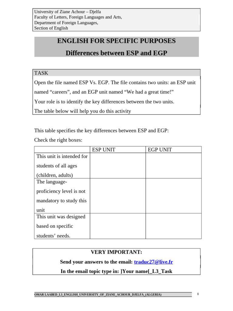 ESP vs EGP: Key Differences Explained | PDF