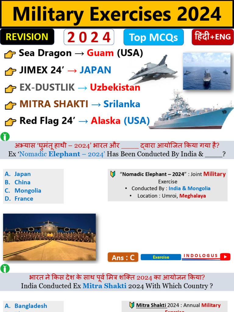 Military Exercises 2024 Overview | PDF | Arabian Peninsula | Nato
