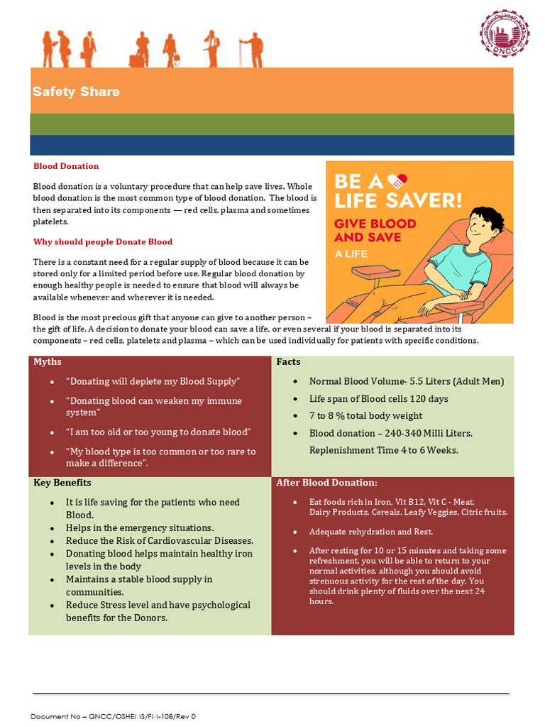 Importance of Blood Donation Guide | PDF | Blood Donation | Blood