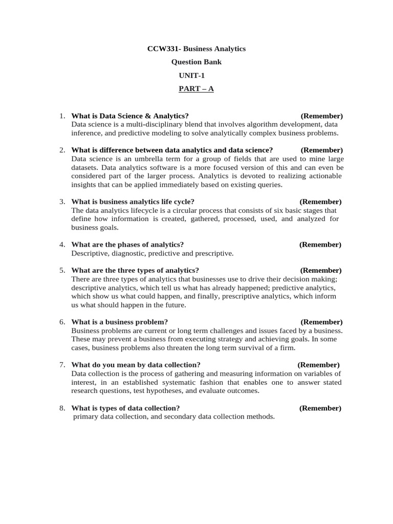 CCW331-QB-pages-1 | PDF | Analytics | Hypothesis