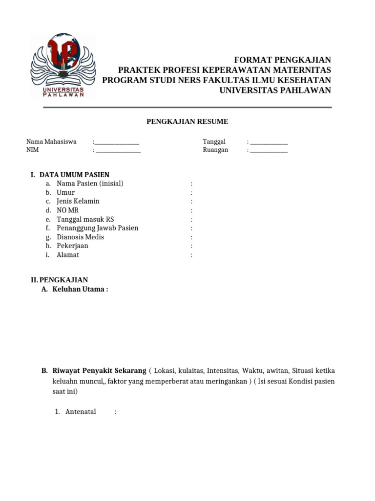 Format - Resume | PDF