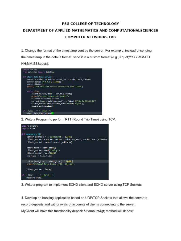 Problemsheet - 02 | PDF