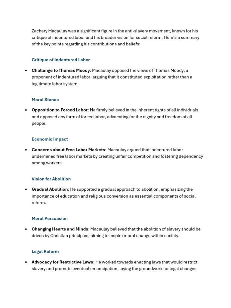 Key Figures in the Abolition Movement | PDF | Abolitionism ...