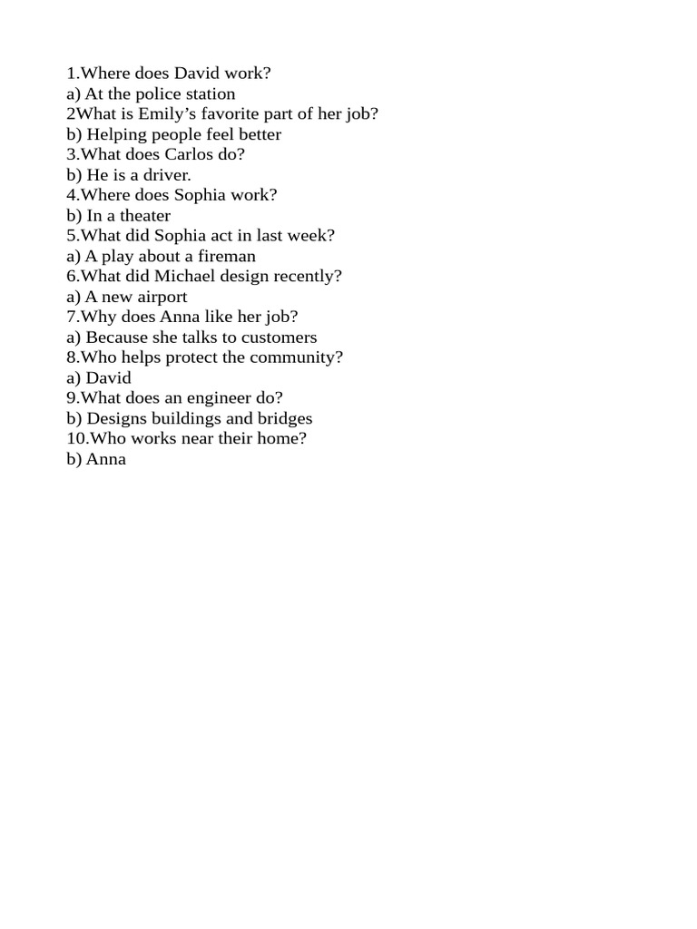 1where Does David Work | PDF