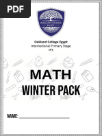 UKG Maths Worksheets | PDF | Worksheet | Homework