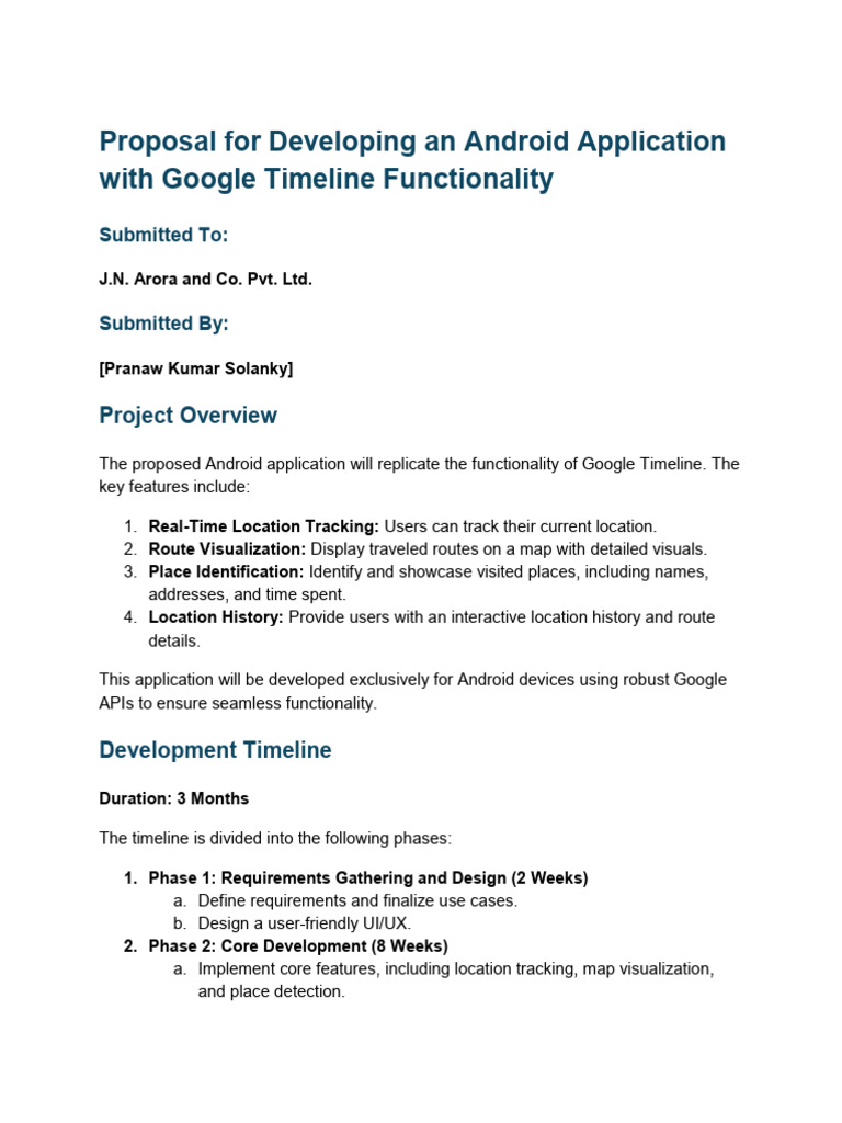 Proposal | PDF | Android (Operating System) | Google Play