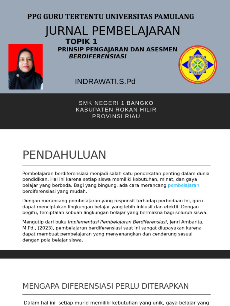 Jurnal Modul 1 PPG | PDF