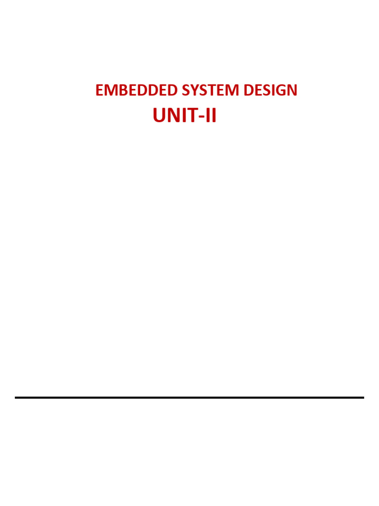 embedded systems unit 2 | PDF | Random Access Memory | Microcontroller