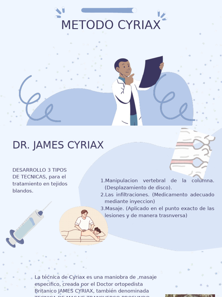 Metodo Cyriax | PDF | Tendón | Masaje