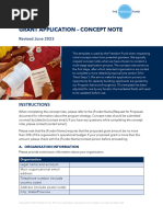 How To Write A Concept Note | PDF