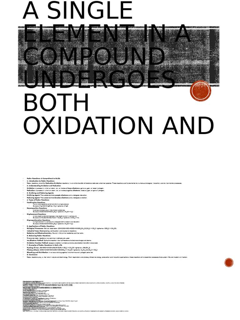 Octahedral compounds transition metels D block elements | PDF | Redox ...