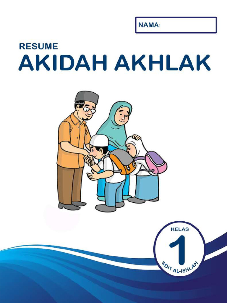 Cover Buku Akidah Akhlak Kelas 1 | PDF