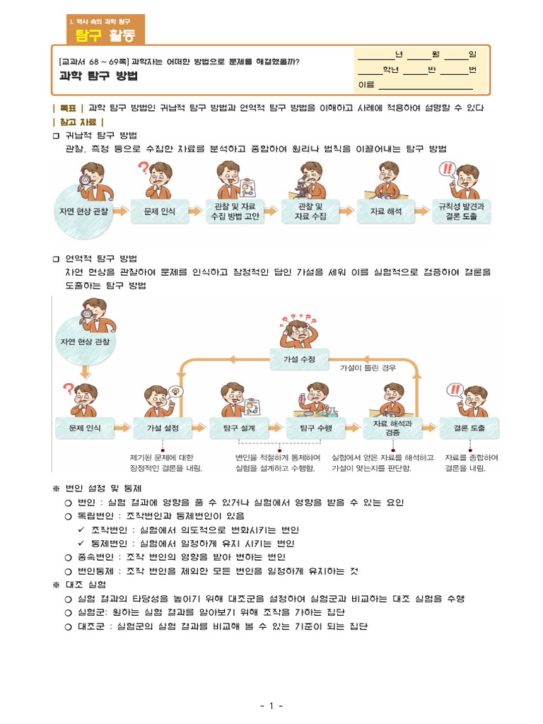 과학적 탐구 방법 | PDF