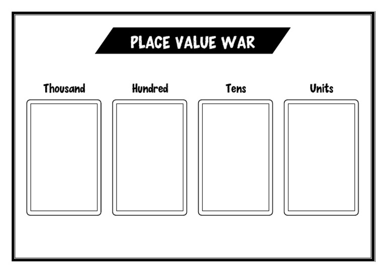 Place Value War NOV-2022 | PDF