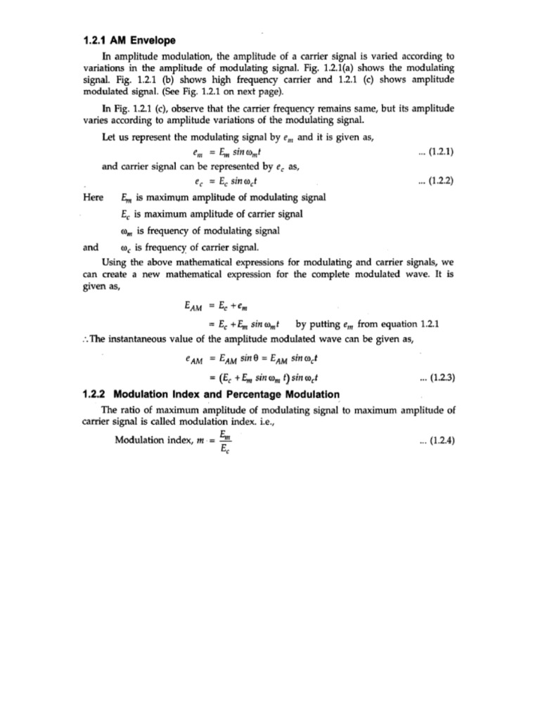 AM Modulation From Chitode | PDF