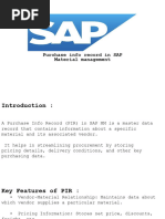 SAP MM - Source Determination - List | PDF