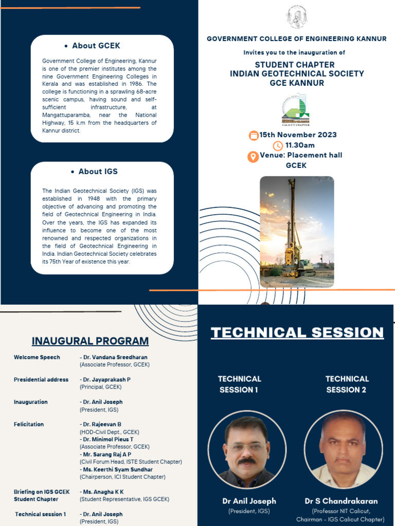 IGS Inauguration Brochure | PDF