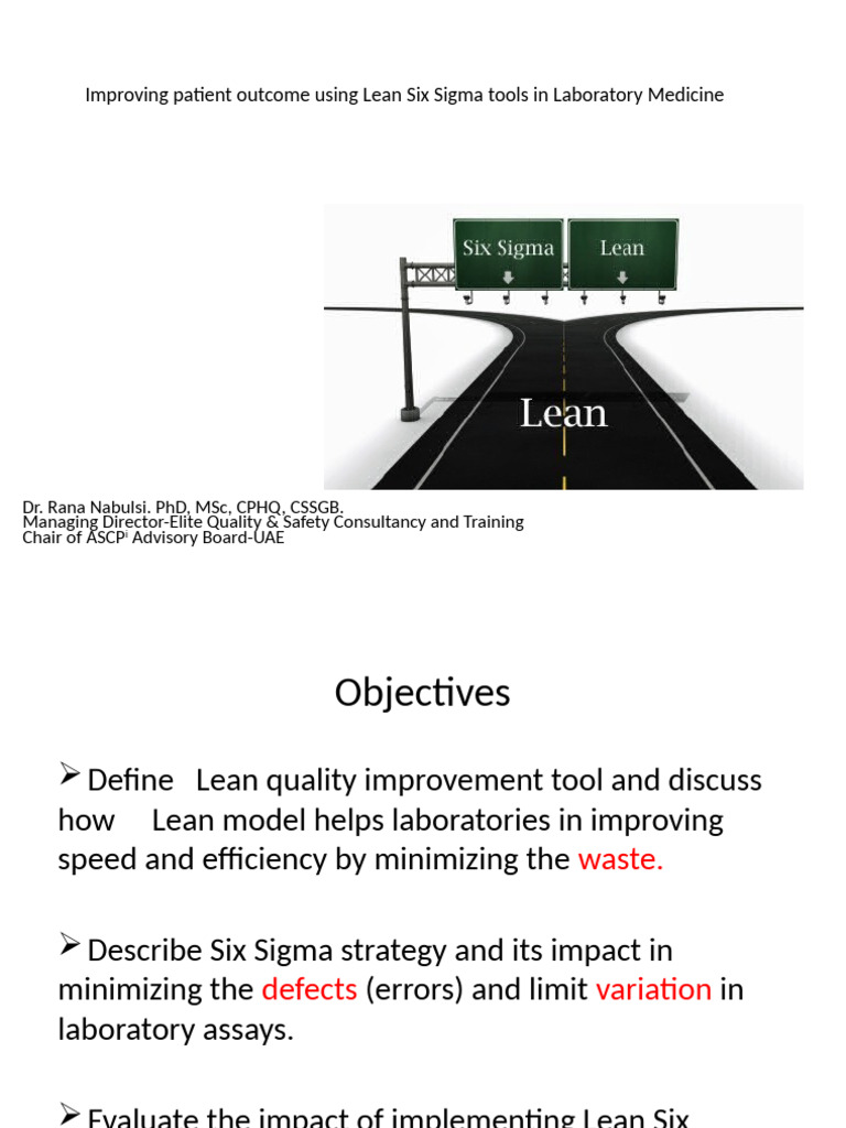 Lean Six Sigma Part1 | PDF | Six Sigma | Lean Manufacturing