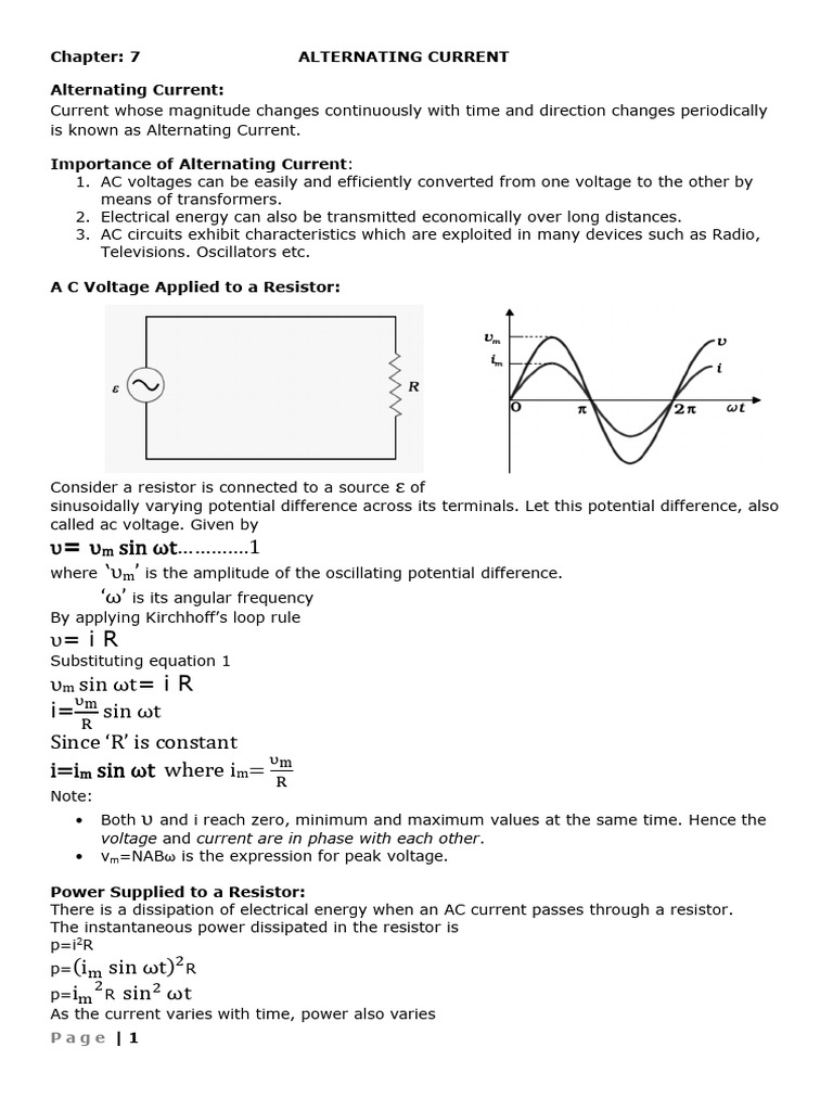 AC Circuit Analysis for Students | PDF | Alternating Current | Transformer